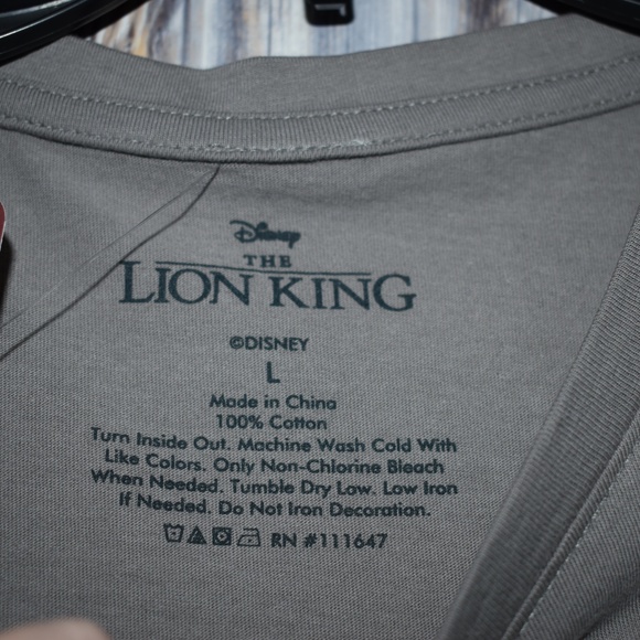 Disney | Tops | The Lion King Simba Pumba Gray Tee Shirt L | Poshmark